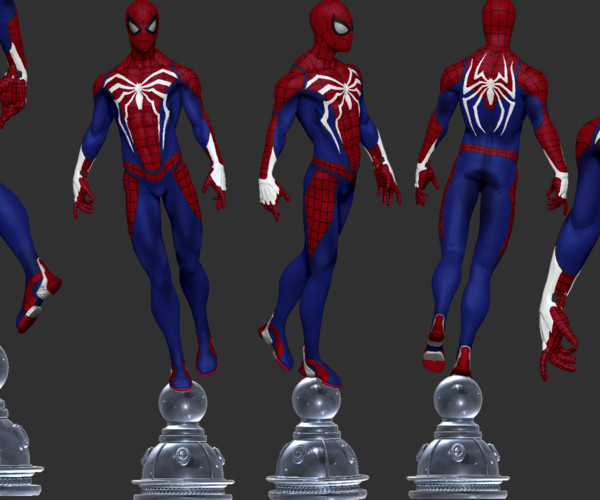 ArtStation - Spider-man PS4 Fanart - 3DPrint Ready | Game Assets