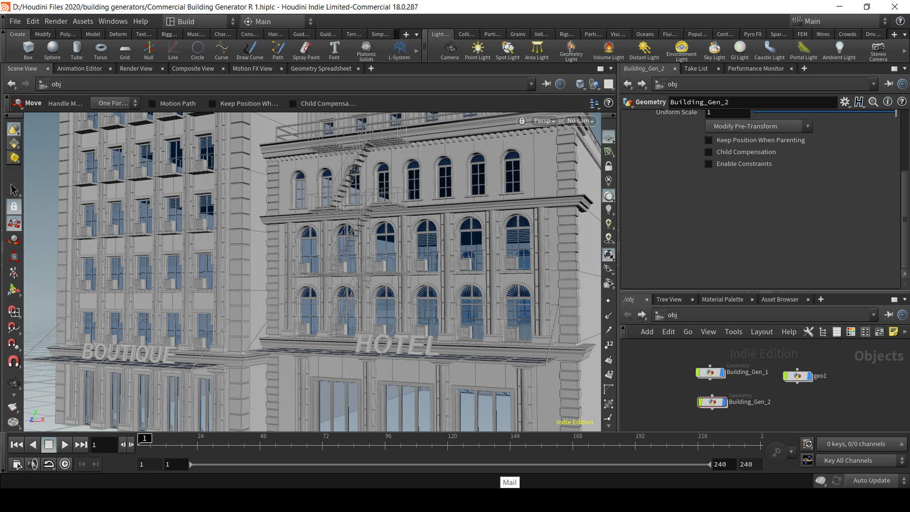 ArtStation - Commercial Building Generator HDA | Resources