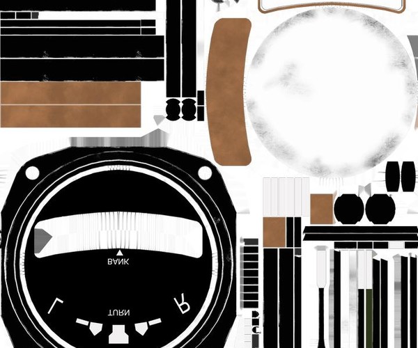 ArtStation - TURN AND BANK INDICATOR | Game Assets