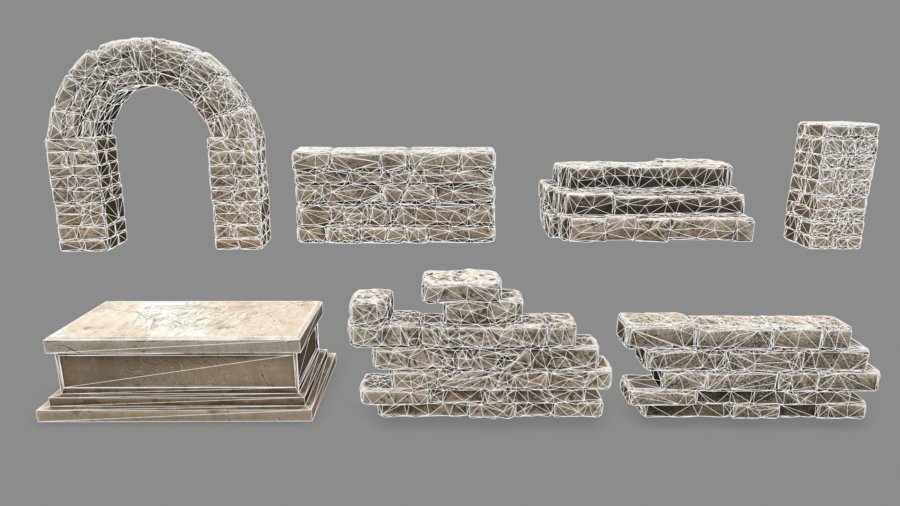ArtStation - Stone Set | Resources