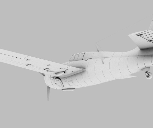 ArtStation - GRUMMAN F4F-3 WILDCAT | Game Assets
