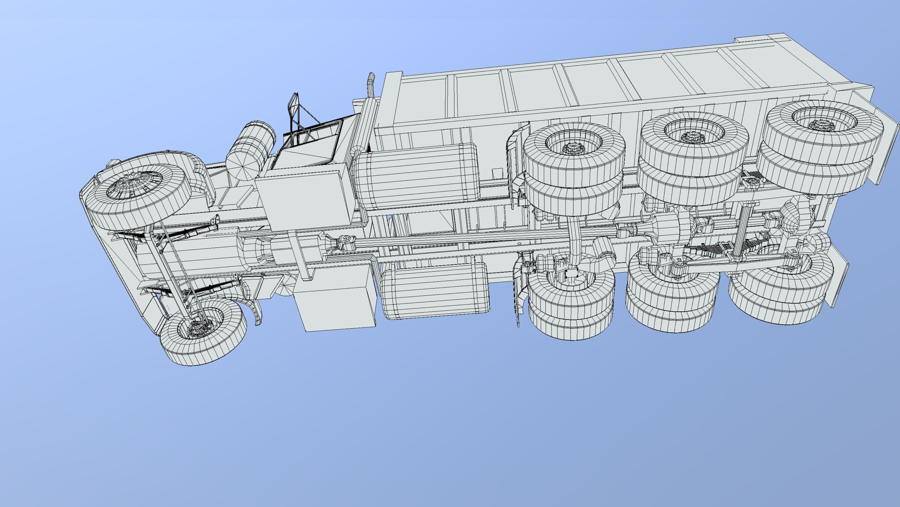 ArtStation - Tri Axle American Dump Truck | Resources