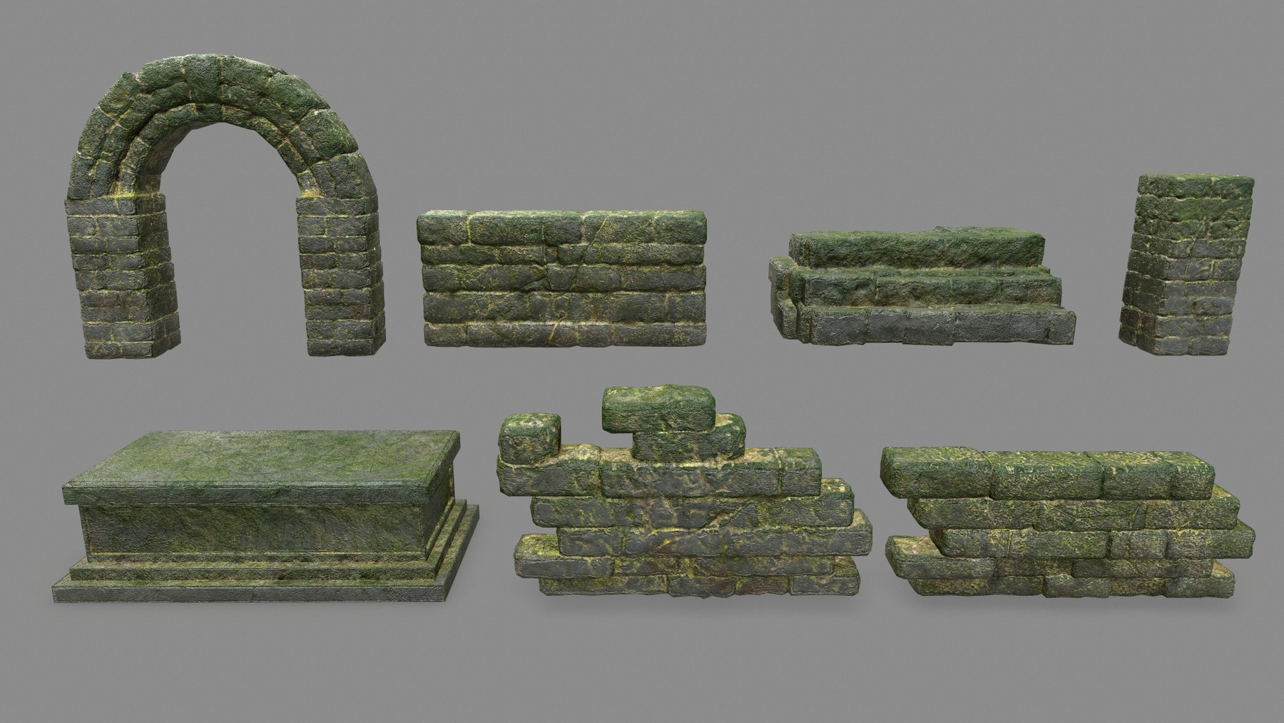 ArtStation - Stone Set | Game Assets