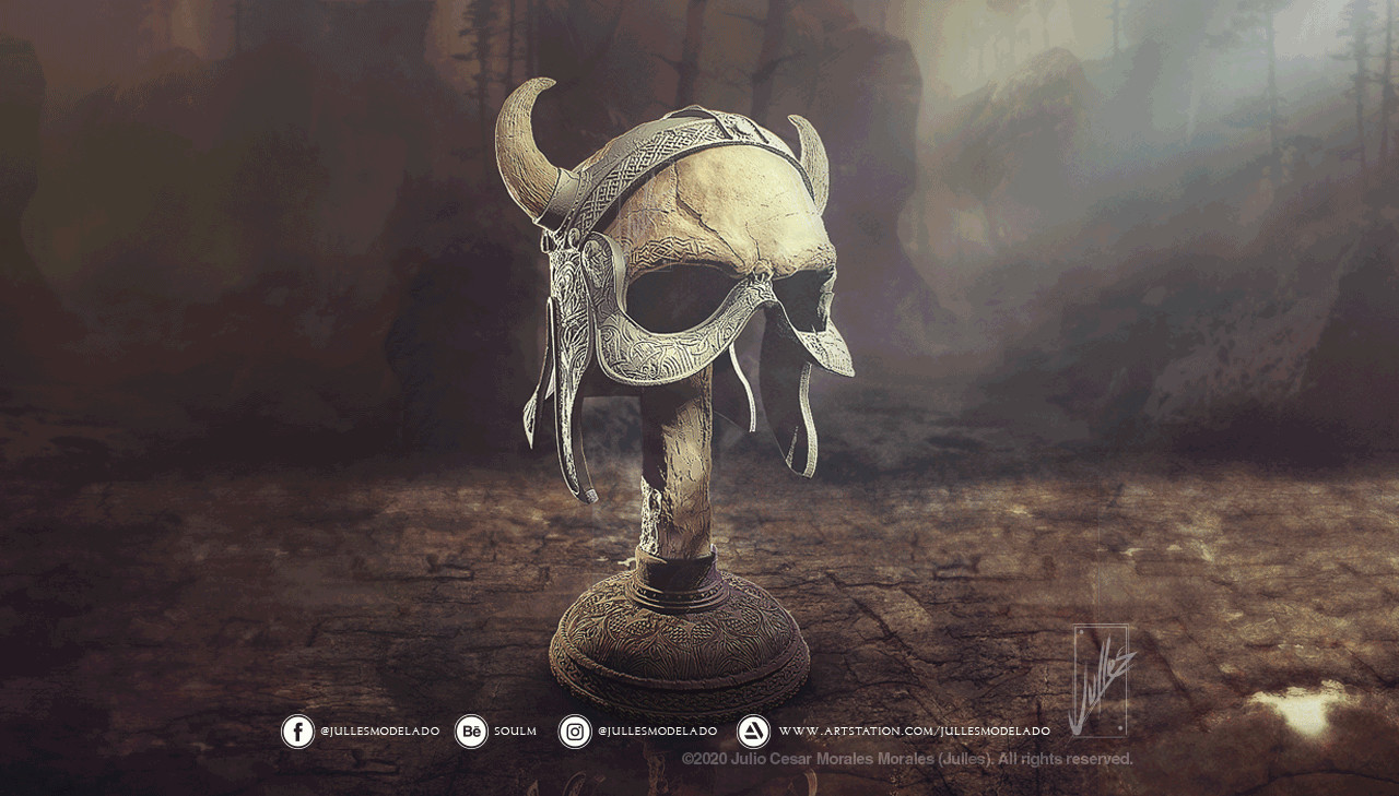 ArtStation - Celtic helmet 01 3D print model | Resources