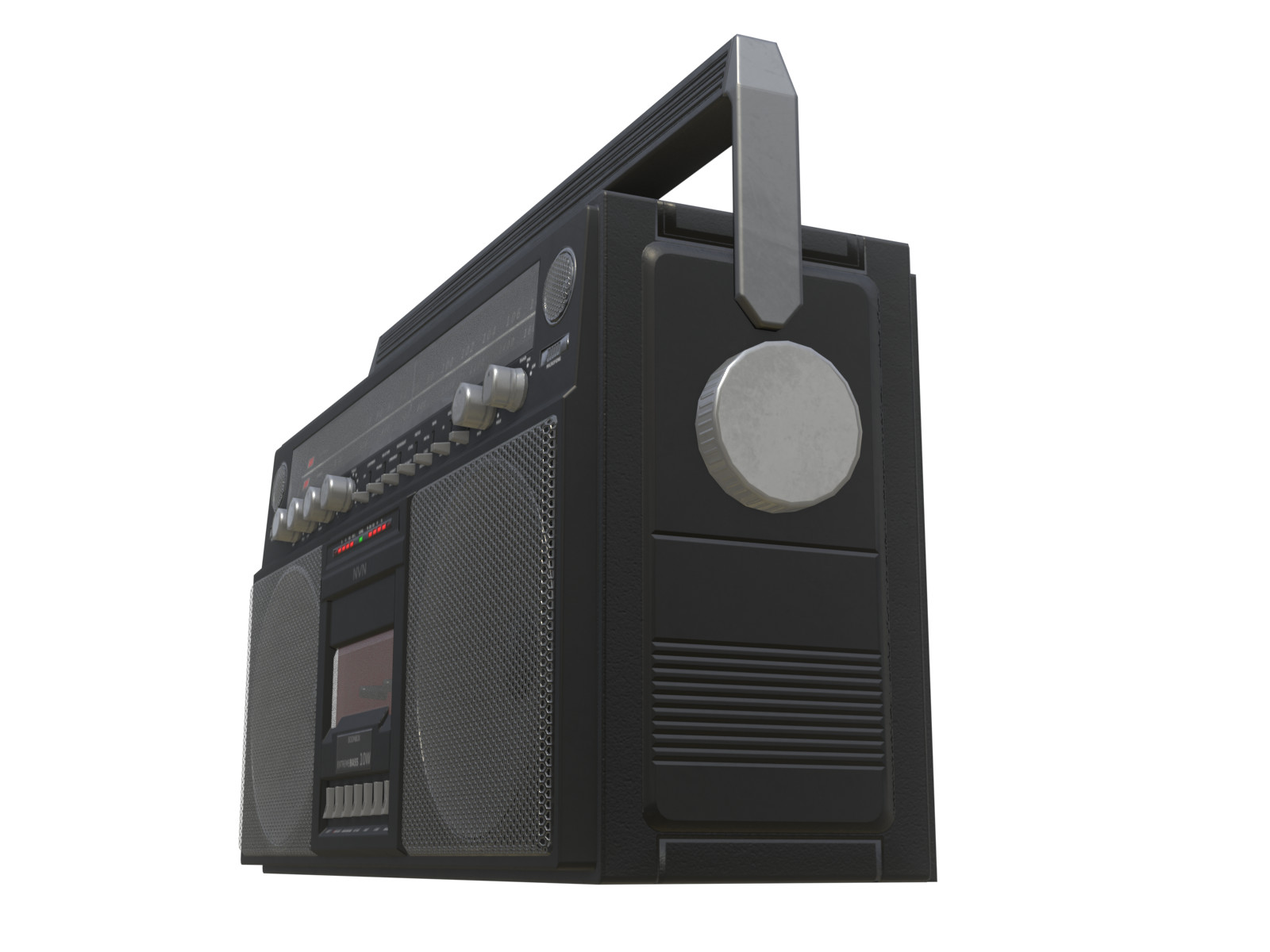 ArtStation - Retro Boombox Black | Game Assets