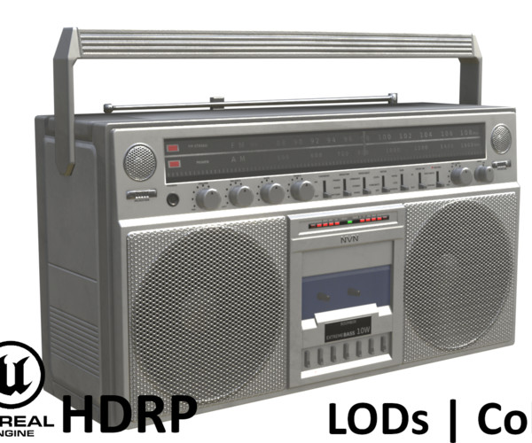 ArtStation - Game-ready Retro Boombox | Game Assets