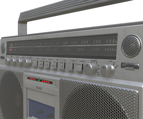 ArtStation - Game-ready Retro Boombox | Game Assets