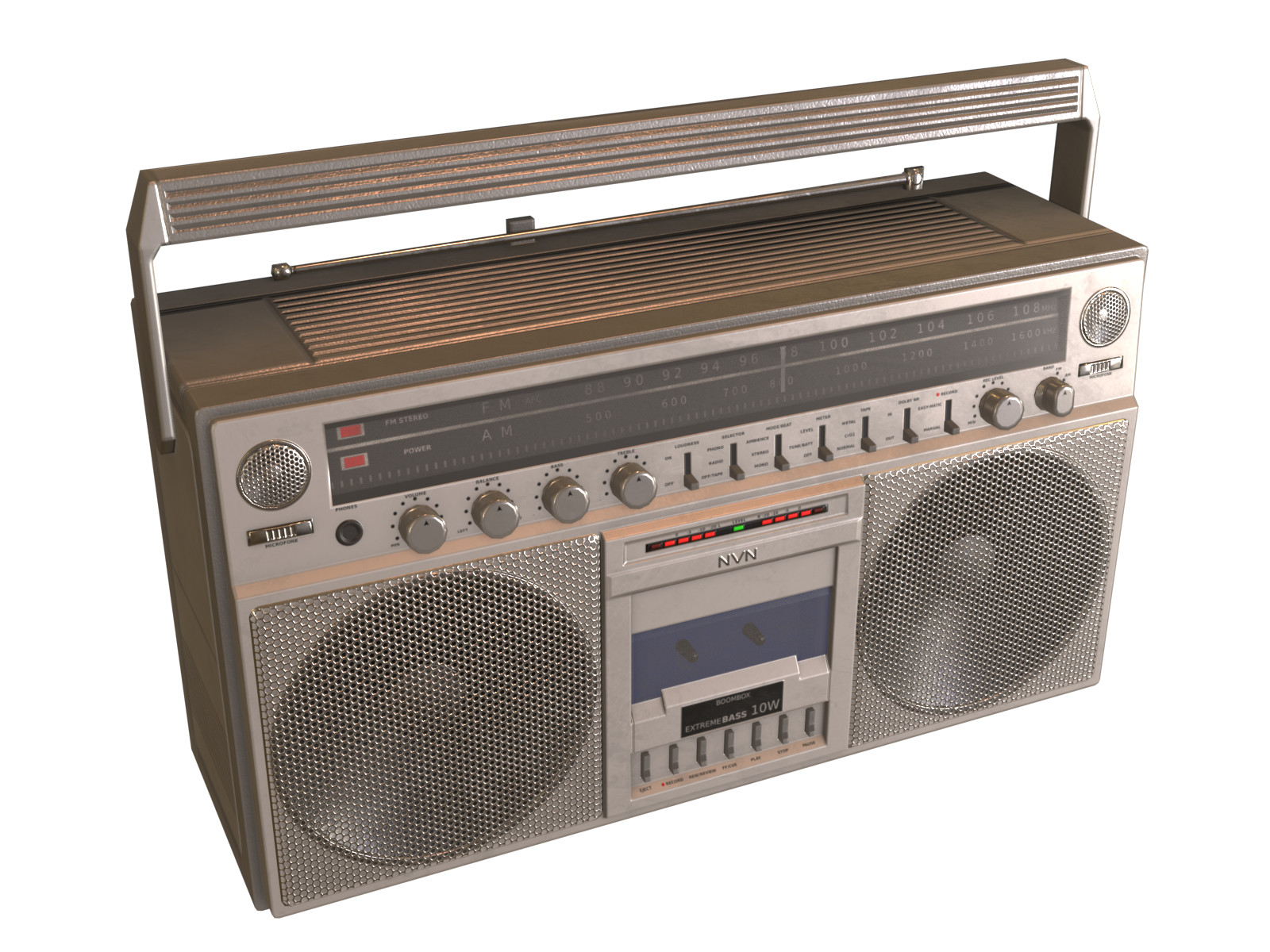 ArtStation - Game-ready Retro Boombox | Game Assets