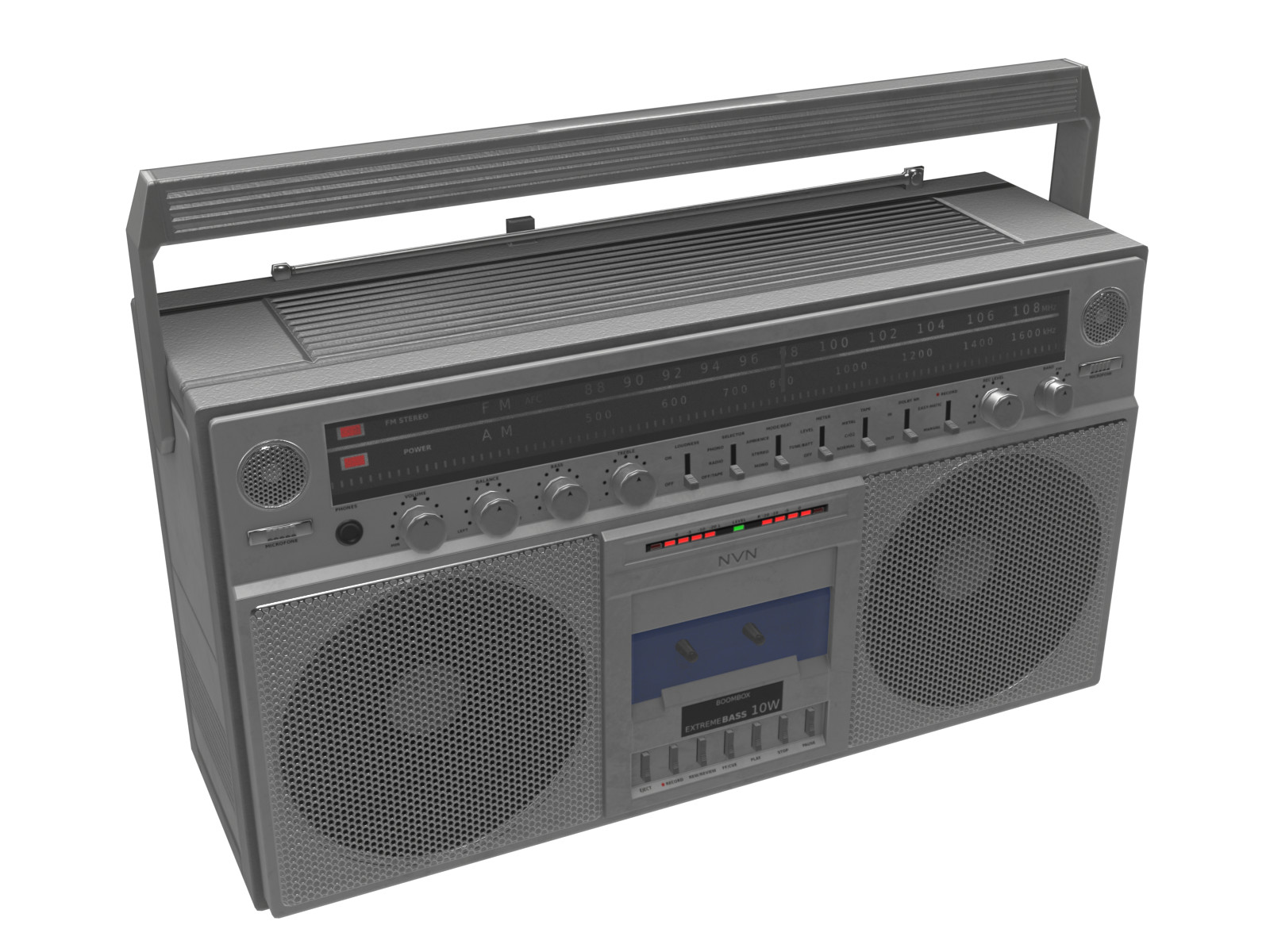 ArtStation - Game-ready Retro Boombox | Game Assets