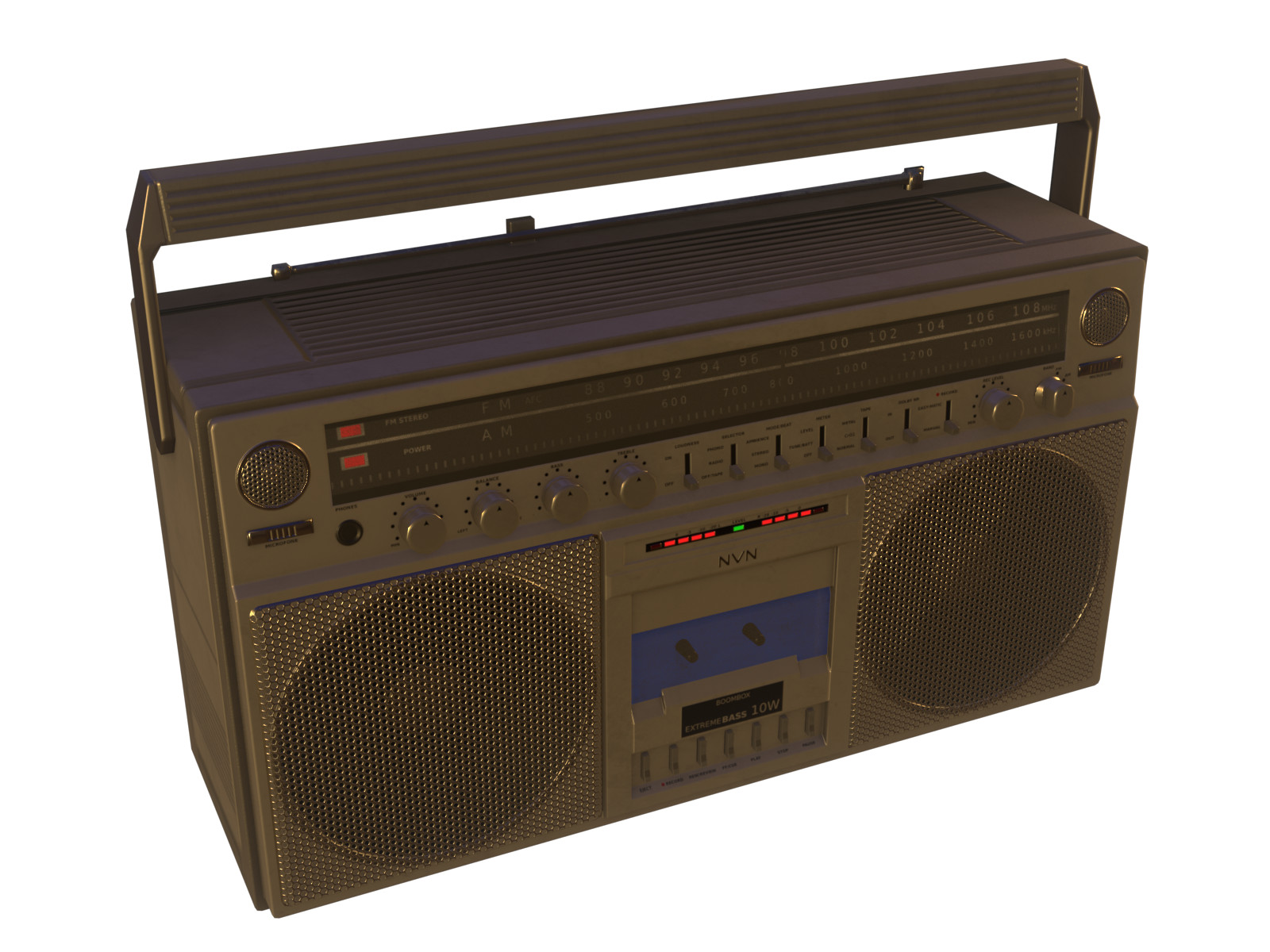 ArtStation - Game-ready Retro Boombox | Game Assets
