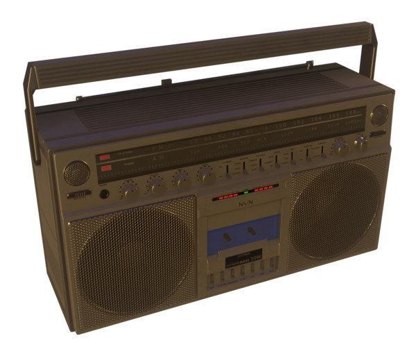 ArtStation - Game-ready Retro Boombox | Game Assets