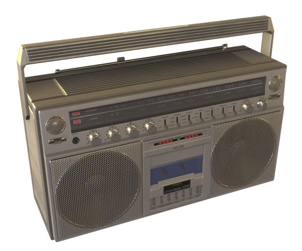 ArtStation - Game-ready Retro Boombox | Game Assets