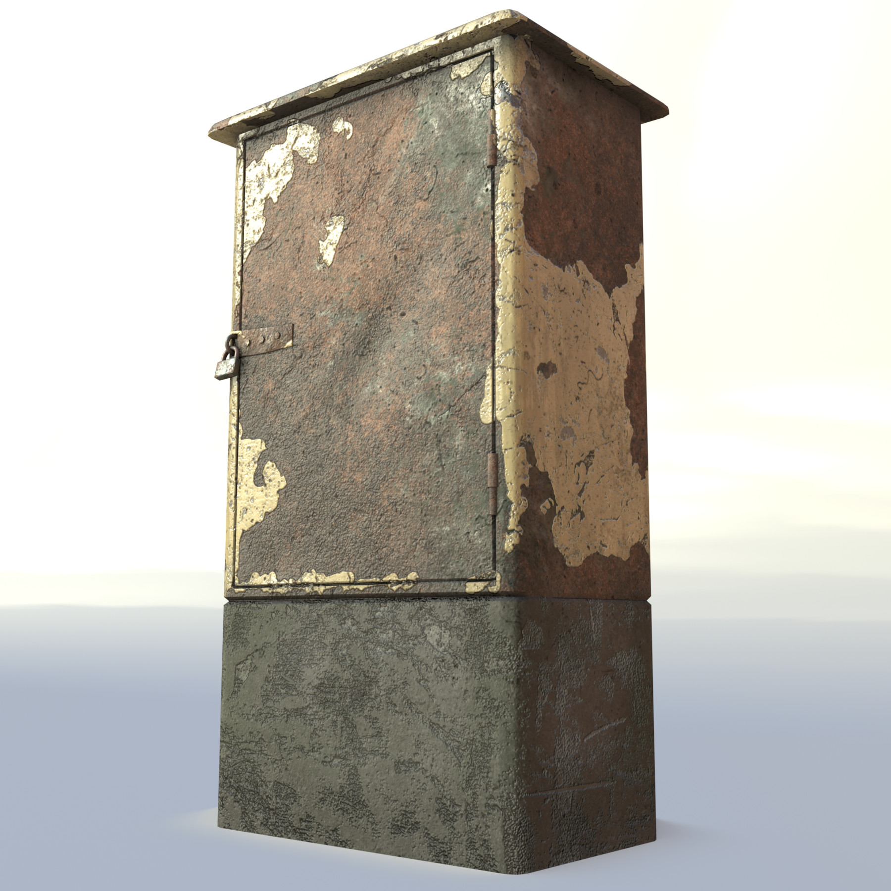 ArtStation - Old Electrical Box | Game Assets