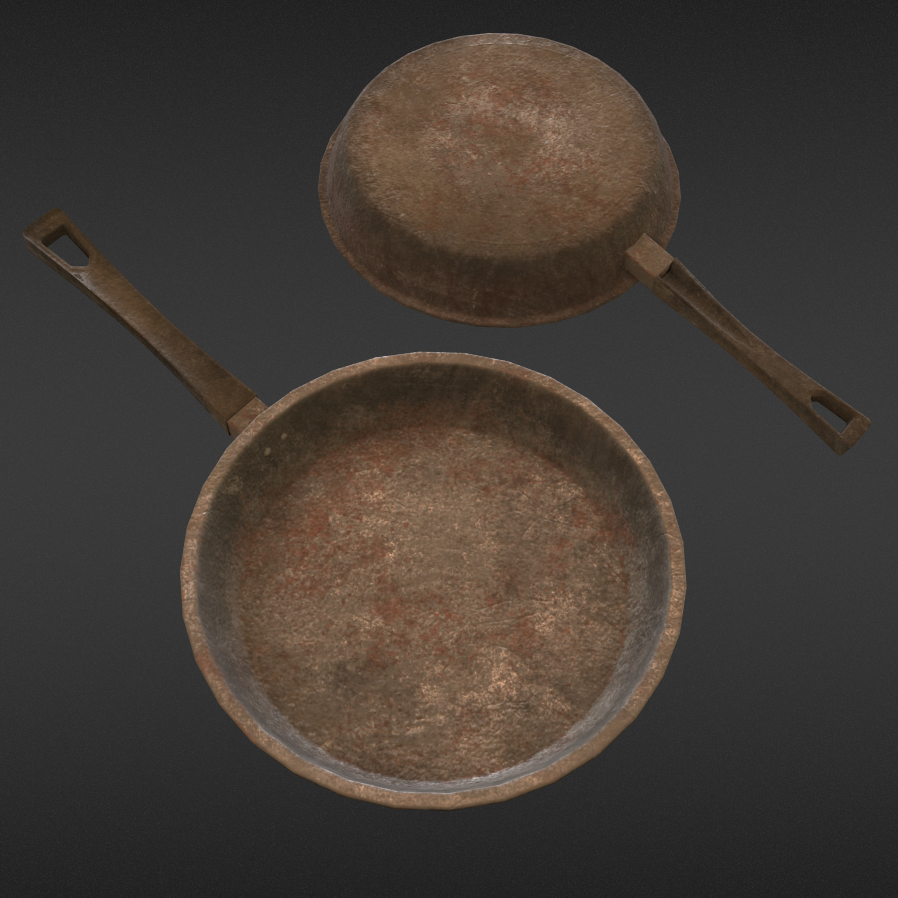 ArtStation - Frying Pan Old and Dirty | Game Assets