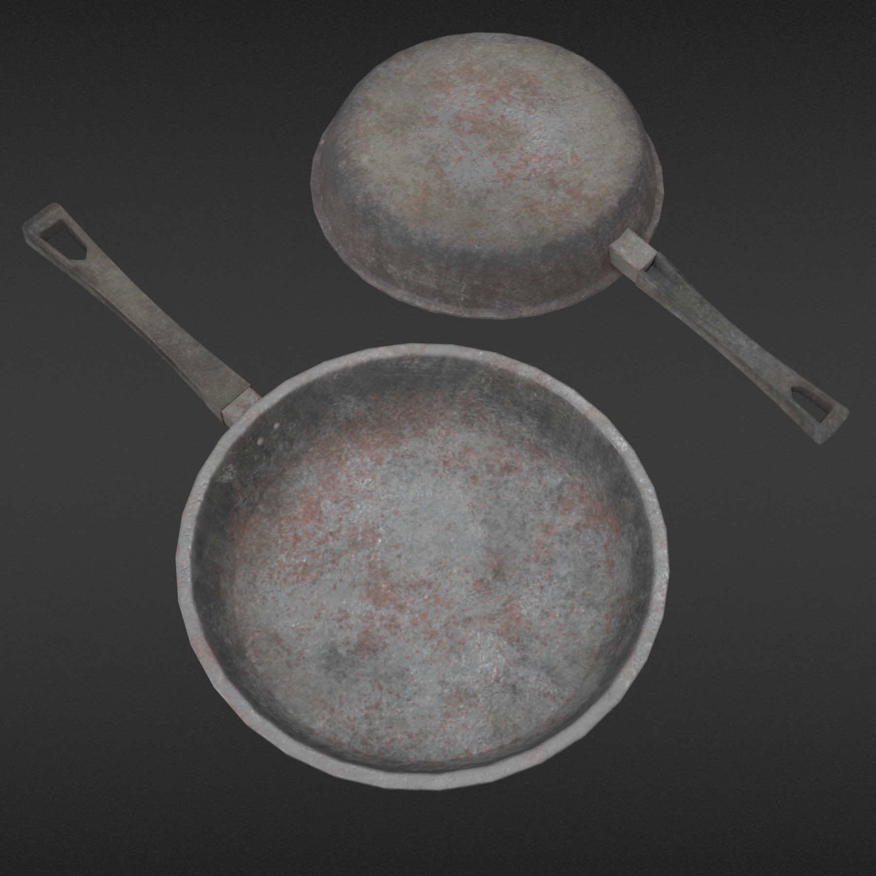 ArtStation - Frying Pan Old and Dirty | Game Assets