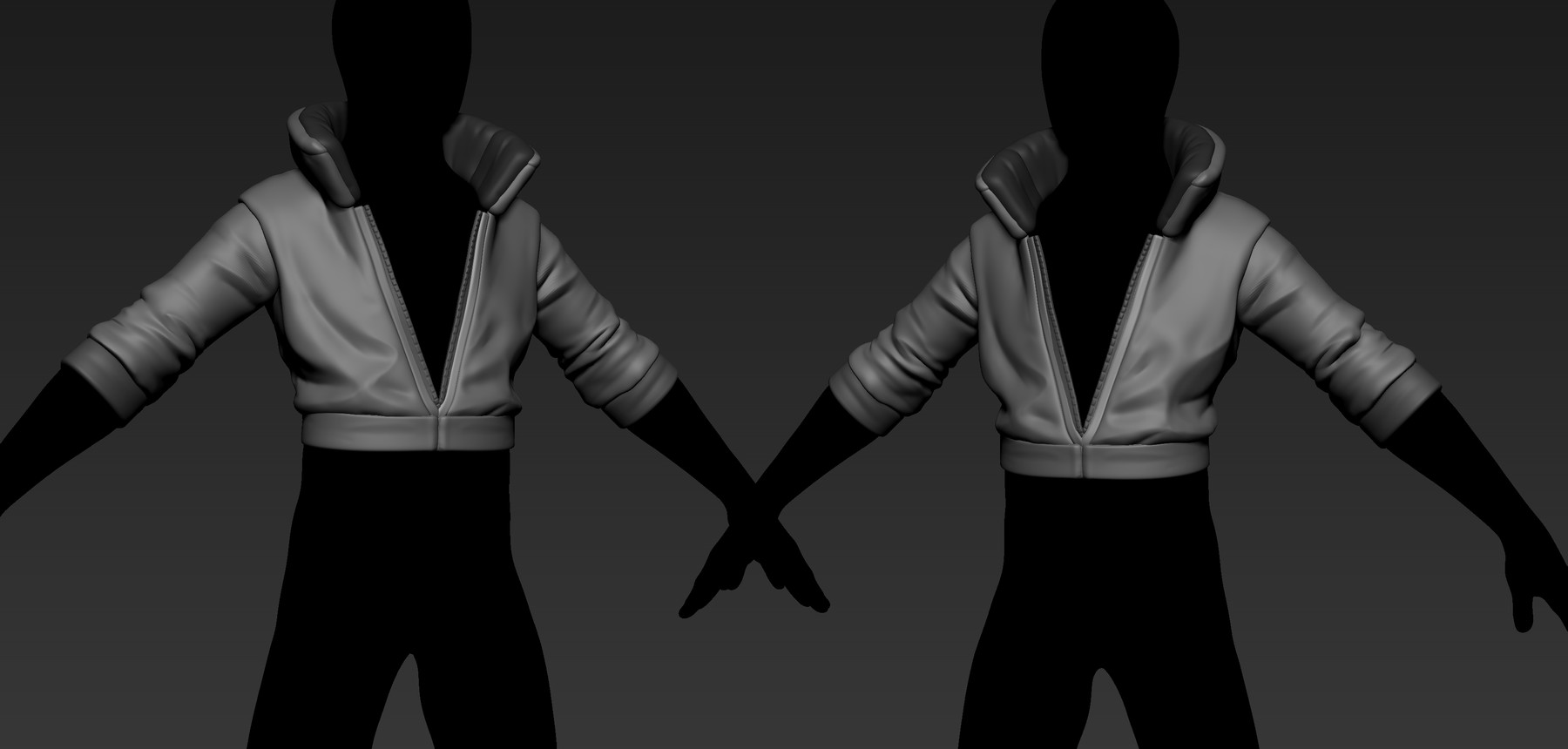 ArtStation - stylized jacket1 basemesh | Resources