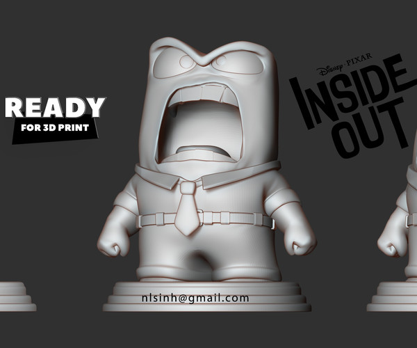 Free STL File Sadness Inside Out・3D Printing Design To, 50% OFF