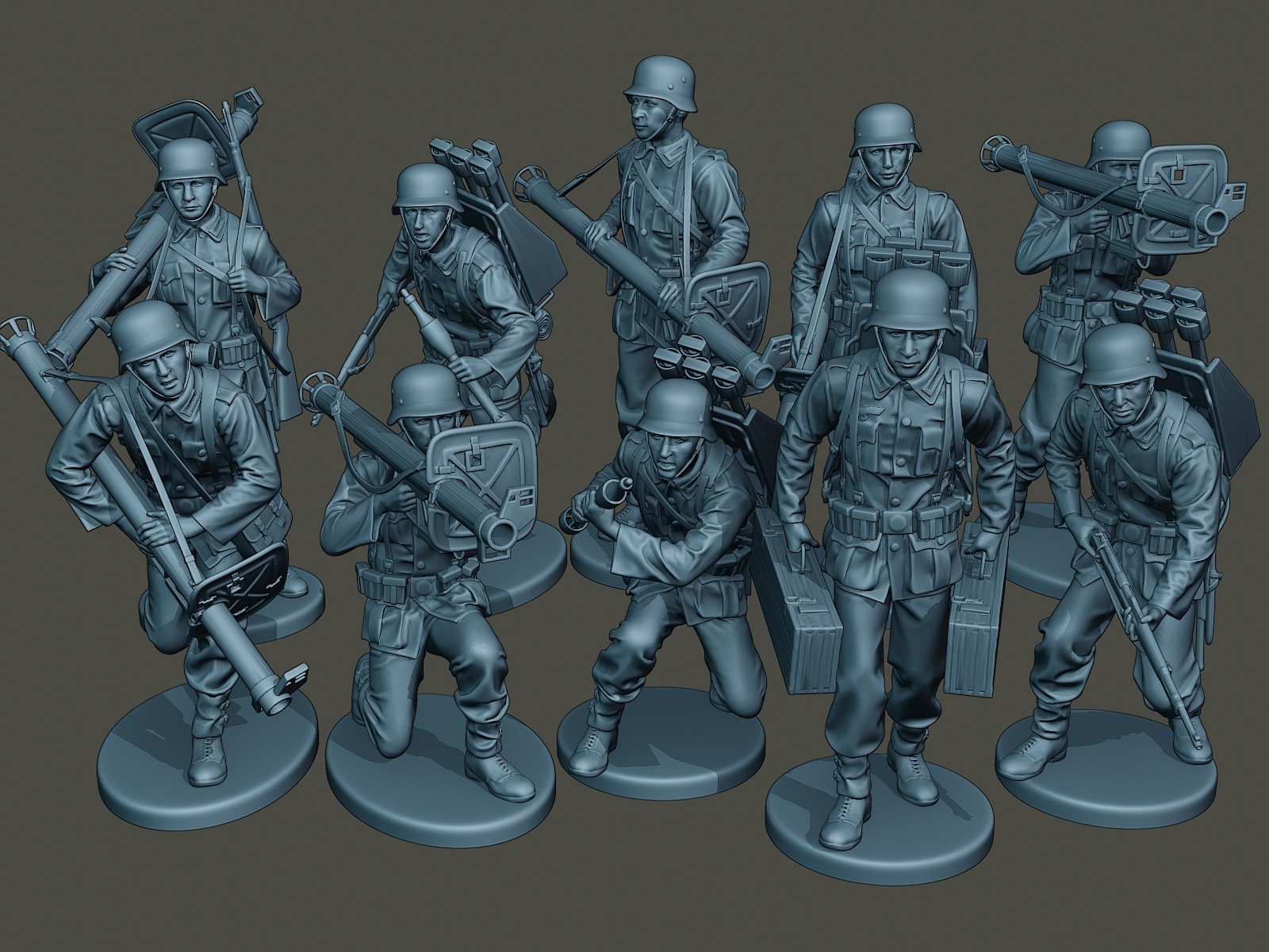 ArtStation - German soldiers ww2 Bundle Pack 1 | Resources