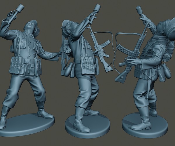 ArtStation - German soldiers ww2 Bundle Pack 1 | Resources
