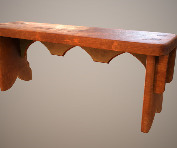 ArtStation - Medieval Bench | Resources