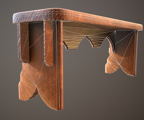 ArtStation - Medieval Bench | Resources