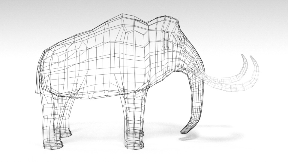 ArtStation - Low Poly Cartoon Mammoth | Resources