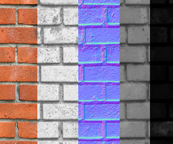 ArtStation - Brick Material - With 2K Textures | Game Assets