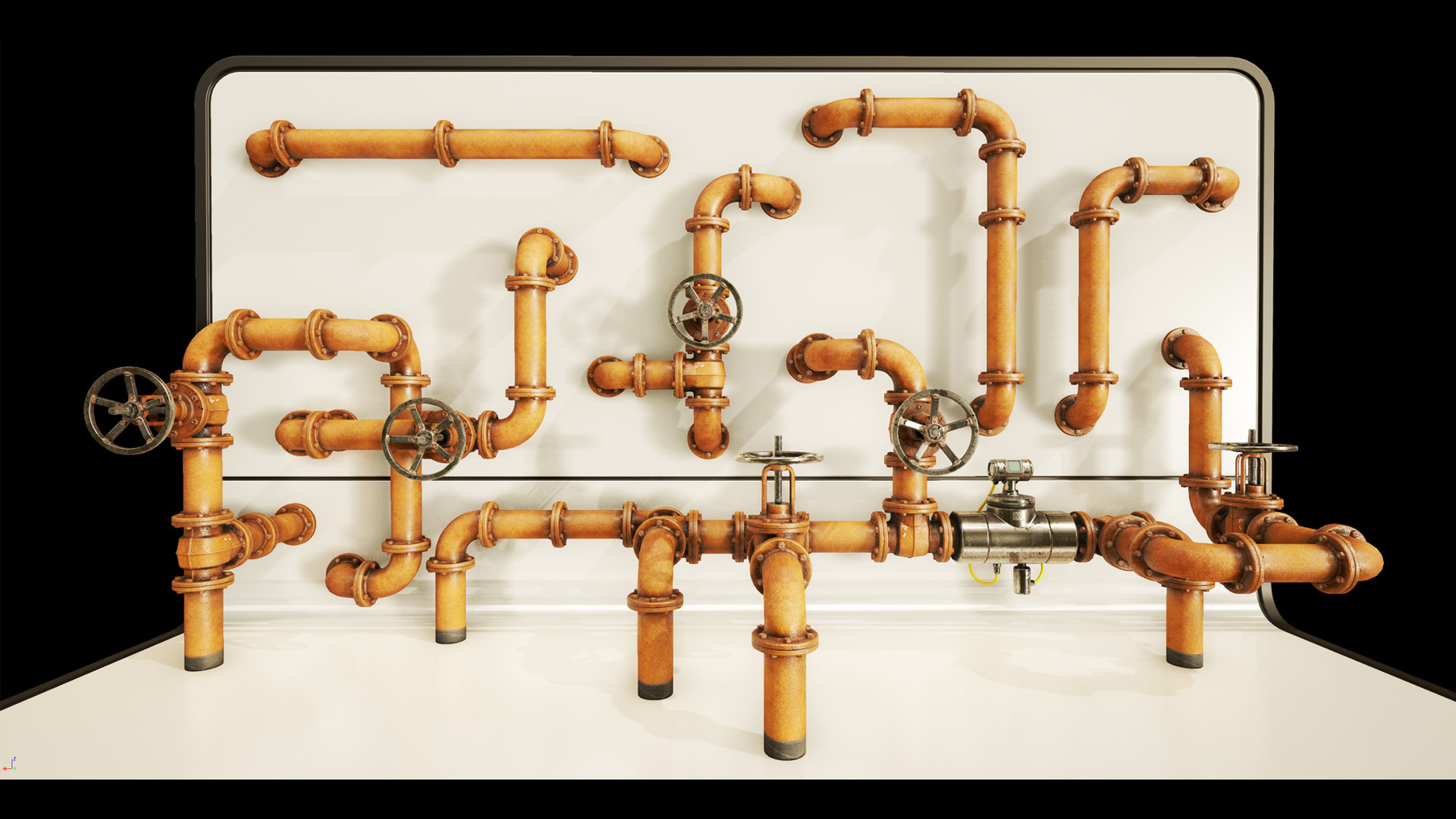 ArtStation - PBR Modular Pipes Set - UE Project 4.22+ | Game Assets