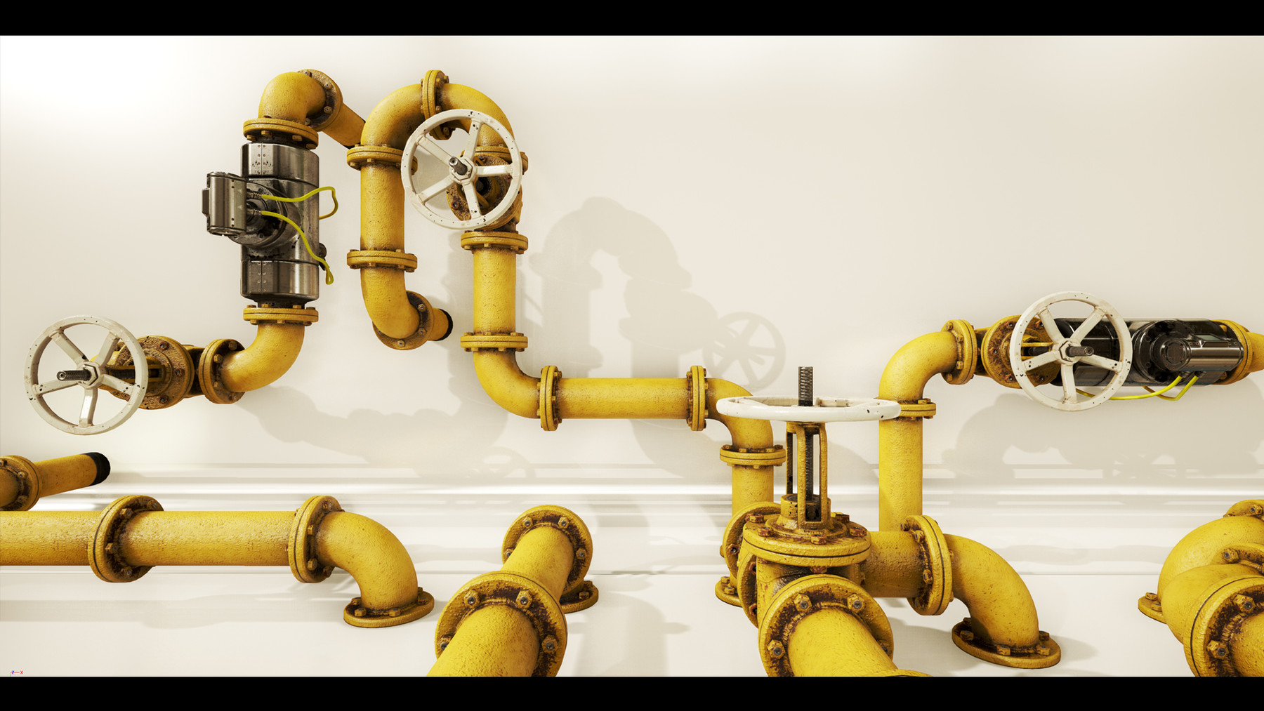 ArtStation - PBR Modular Pipes Set - UE Project 4.22+ | Game Assets