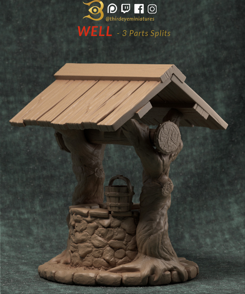 ArtStation - Well [3d PRINT READY] [ThirdEyeMiniatures]