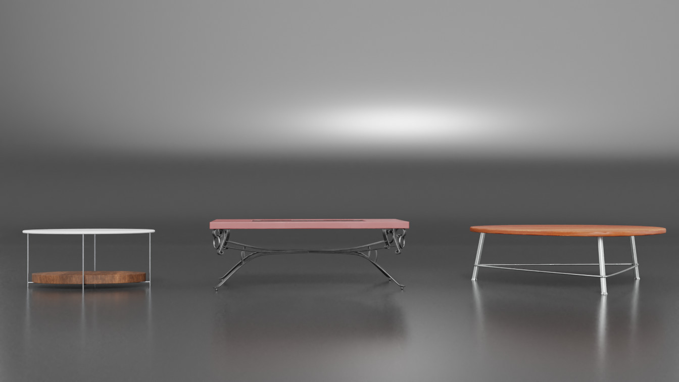 ArtStation - Center Tables | Game Assets