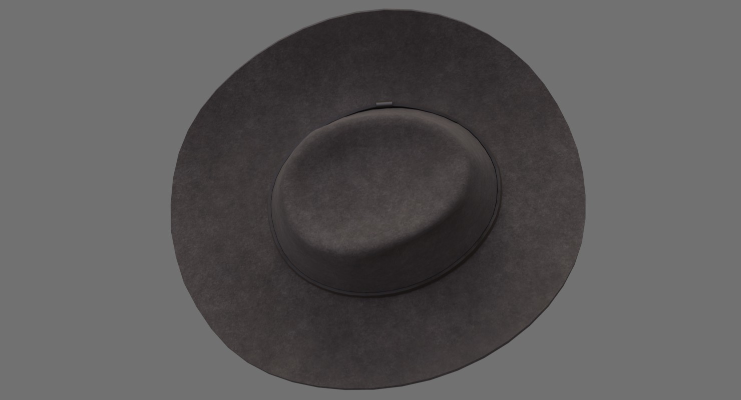 ArtStation - Cowboy Hat 1A | Game Assets
