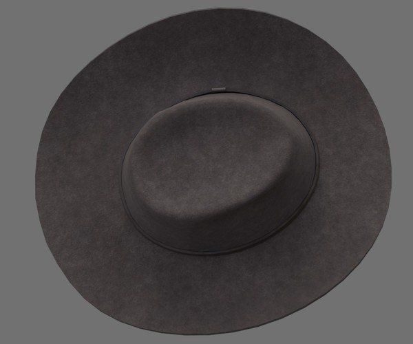 ArtStation - Cowboy Hat 1A | Game Assets