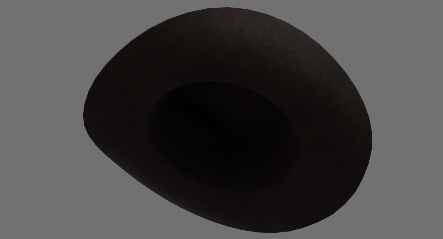 ArtStation - Cowboy Hat 1A | Game Assets