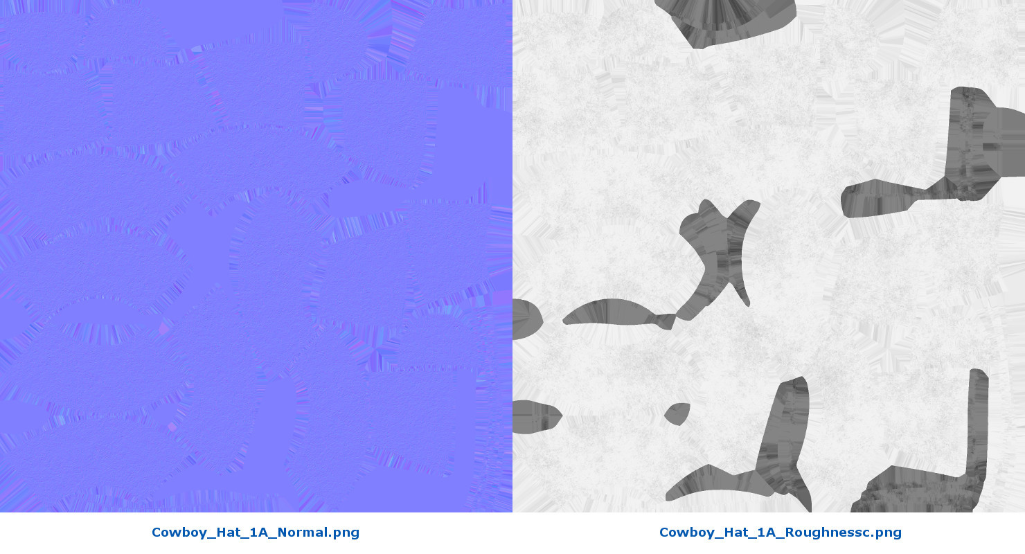 ArtStation - Cowboy Hat 1A | Game Assets