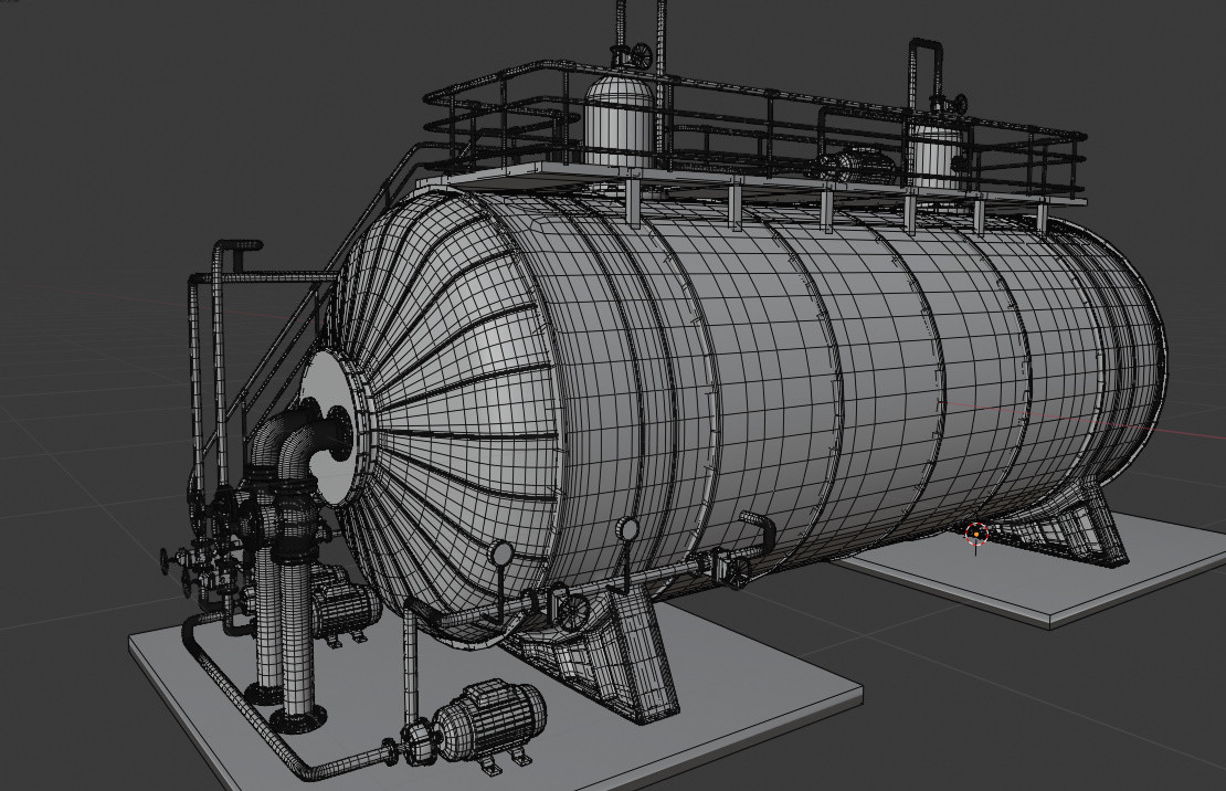 ArtStation - Industrial Steam Boiler | Resources