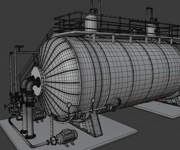 ArtStation - Industrial Steam Boiler | Resources