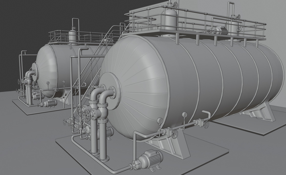 ArtStation - Industrial Steam Boiler | Resources
