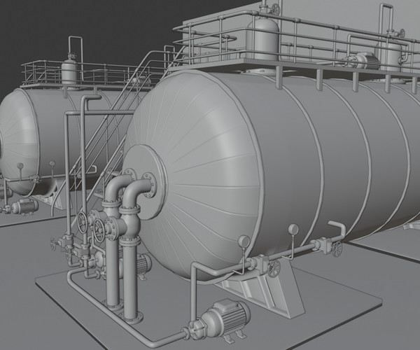 ArtStation - Industrial Steam Boiler | Resources