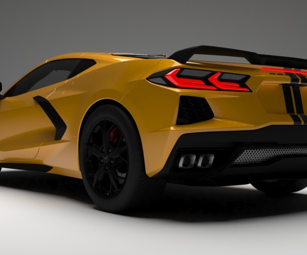 ArtStation - Corvette C8 Z51 2020 | Resources