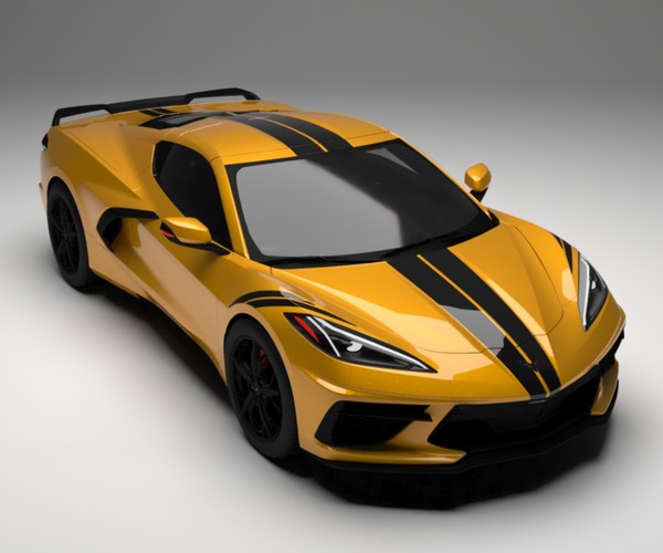 ArtStation - Corvette C8 Z51 2020 | Resources