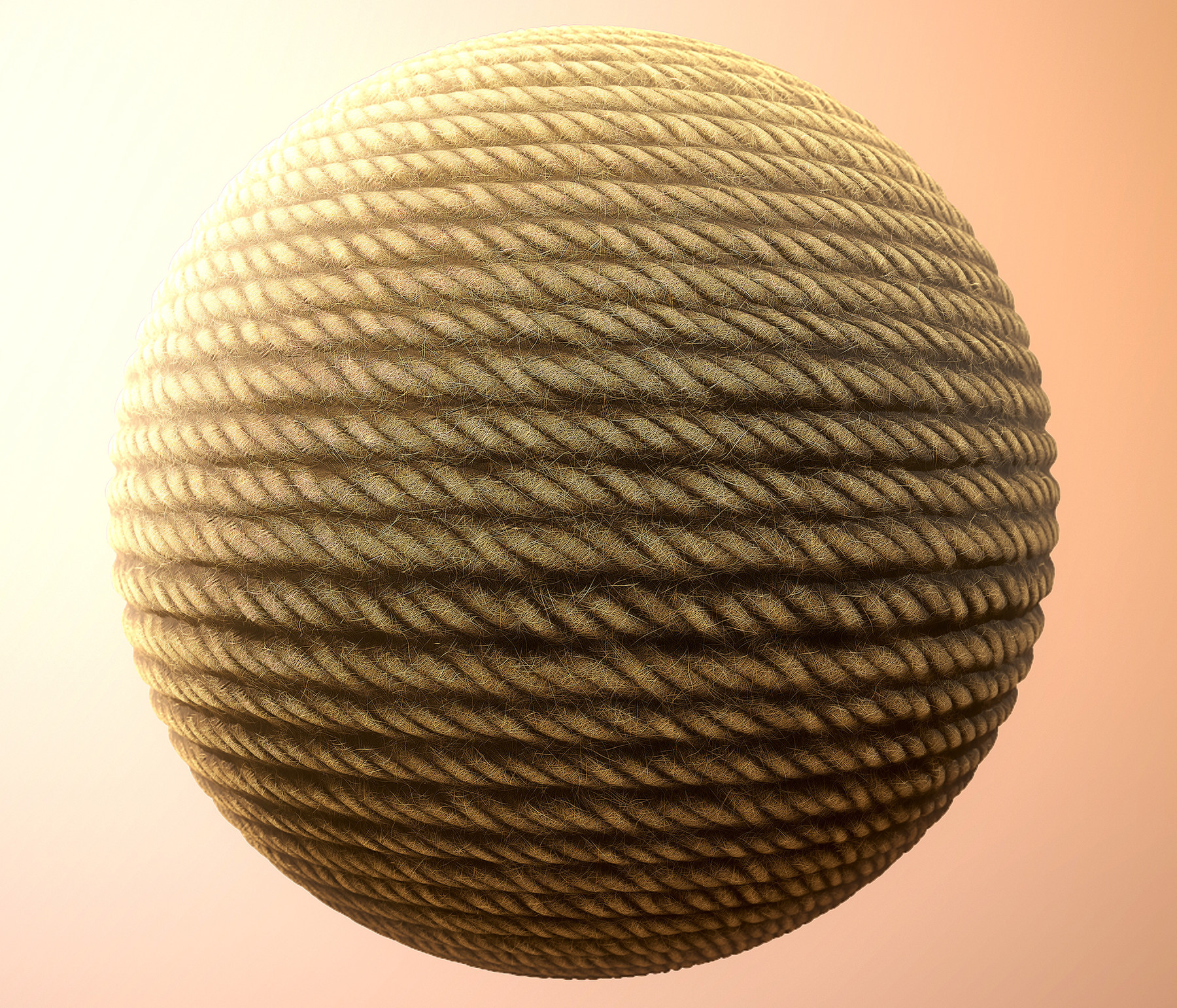 ArtStation - Flax Rope | 4K Substance Material | Game Assets