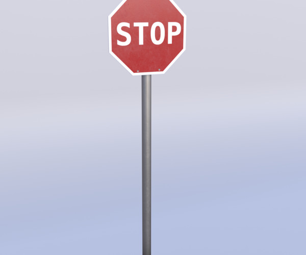 ArtStation - Stop Sign | Game Assets