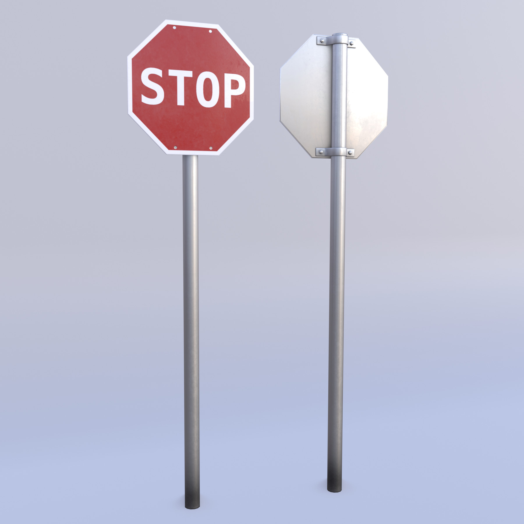 ArtStation - Stop Sign | Game Assets