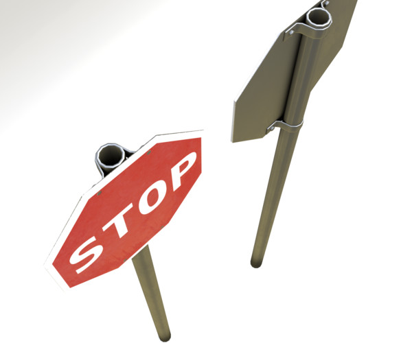 ArtStation - Stop Sign | Game Assets