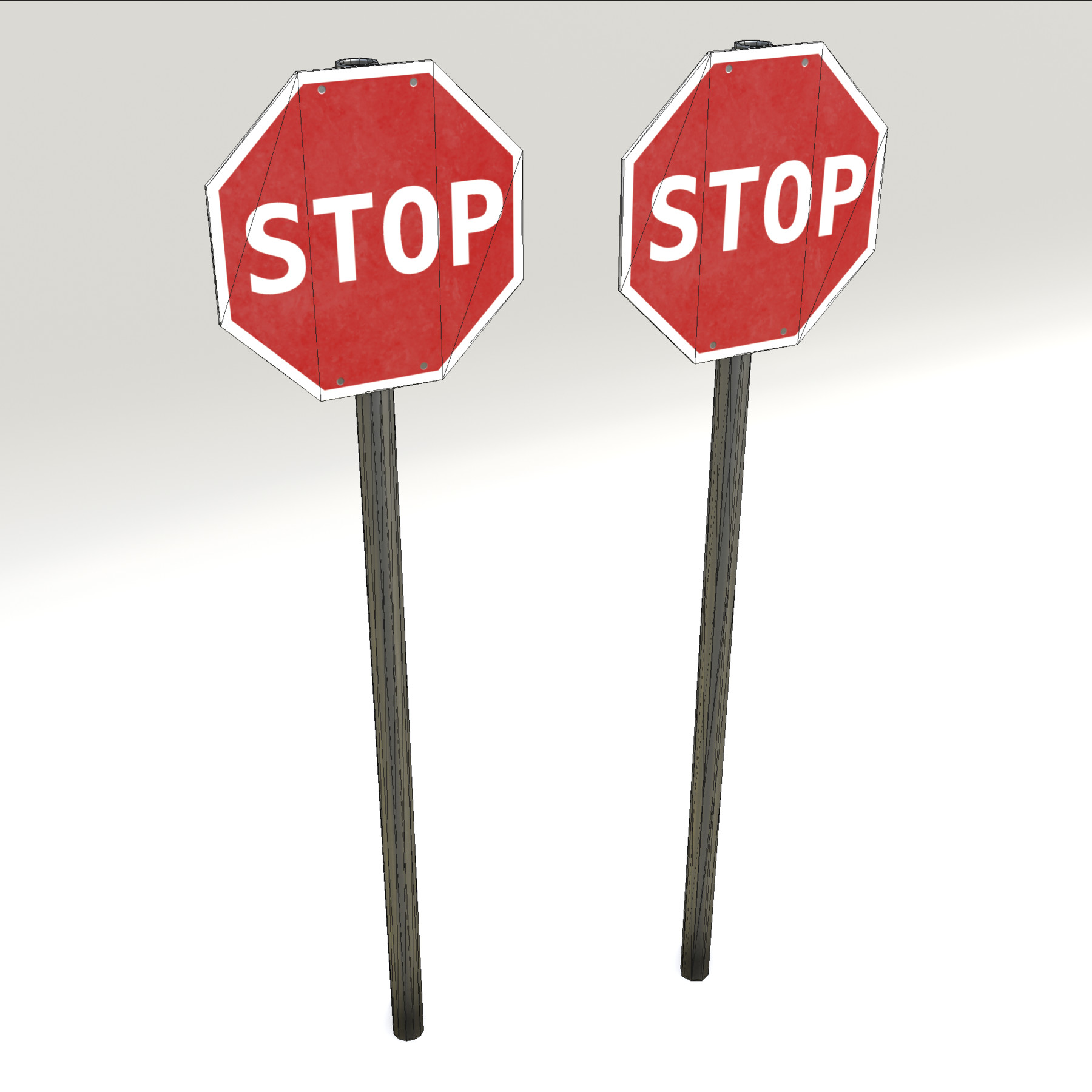 ArtStation - Stop Sign | Game Assets