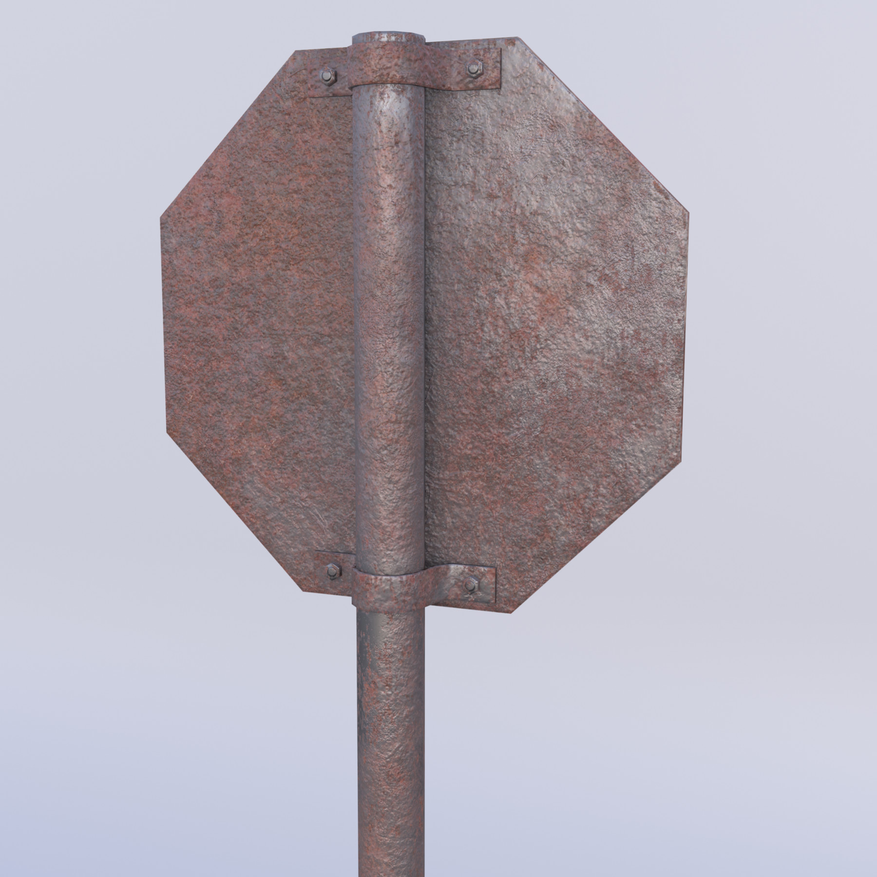 ArtStation - Stop Sign Rusty | Game Assets