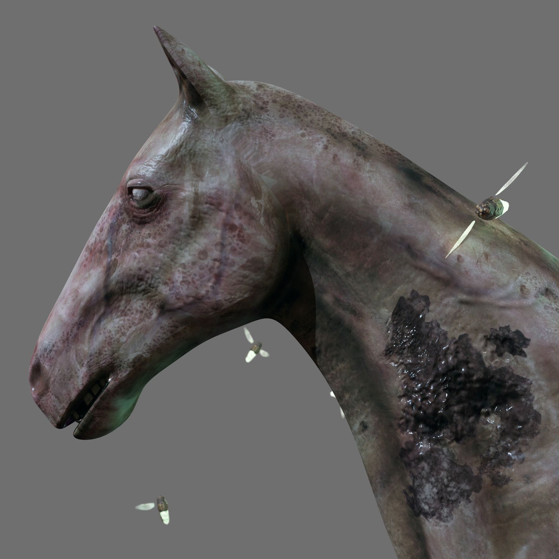 ArtStation - Undead Horse and Rider | Game Assets