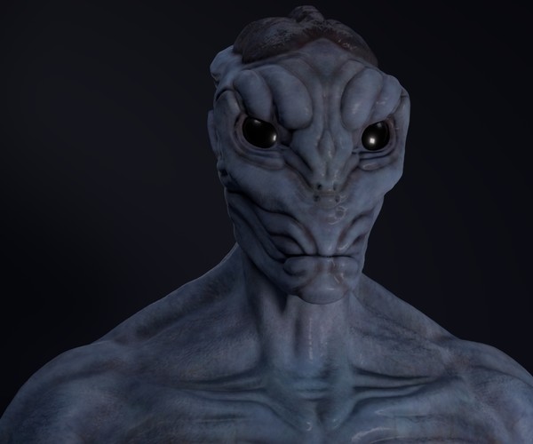 ArtStation - Alien Bust | Resources