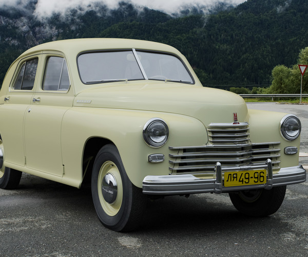 ArtStation - GAZ-M20 Pobeda | Resources